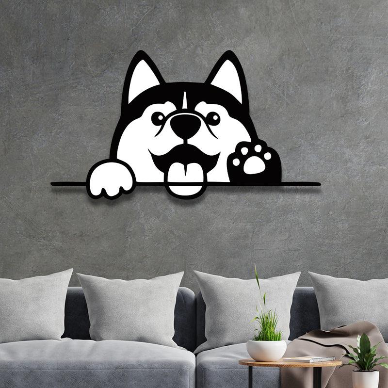 Buy Woof & Wave Monochrome Wood Wall Hanging Online in India | Vaaree
