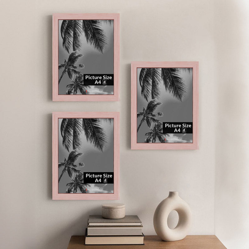 Buy Arabella Photo Frame (Pink) - Set of Three Online in India | Vaaree