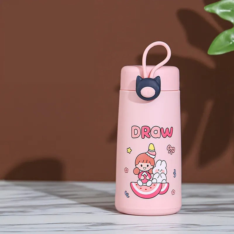 Buy Drow Rainbow Kids Water Bottle (300 ML) - Pink Online in India | Vaaree