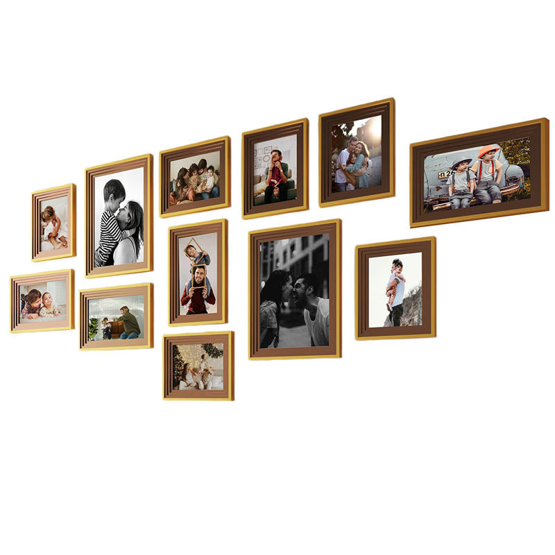 Buy Eclectic Edge Wall Photo Frame - Set Of Twelve Online in India | Vaaree
