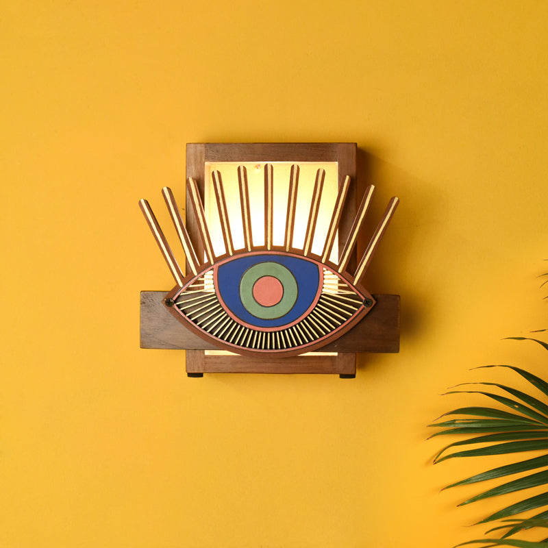 Buy Handcrafted Evil Eye Wall Lamp Online in India | Vaaree