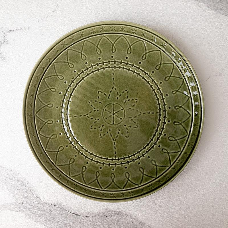 Buy Ekta Dining Set (Moss Green) - Twelve Piece Set Online in India ...