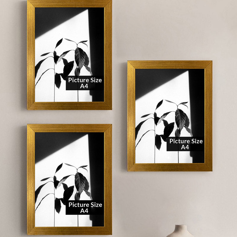 Buy Arabella Photo Frame (Gold) - Set of Three Online in India | Vaaree