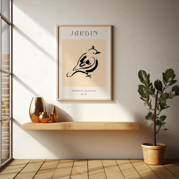 Buy Chirping Melody Wall Art - Black Frame Online in India | Vaaree