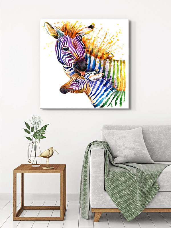 Buy Wildlife Zebra Wall Painting Online in India | Vaaree