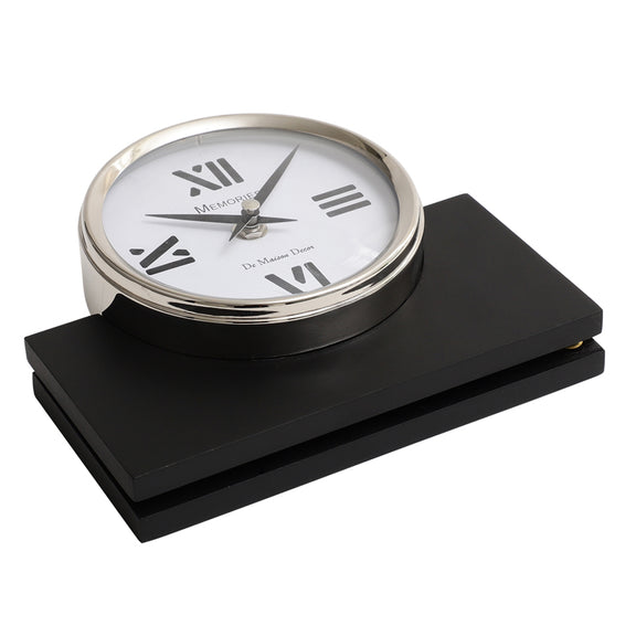 Buy Rivara Table Clock - Silver Online in India | Vaaree