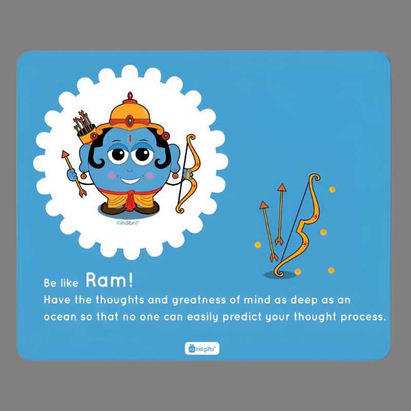 Buy Whimsy Cute Shri Ram Mouse Pad Online in India | Vaaree