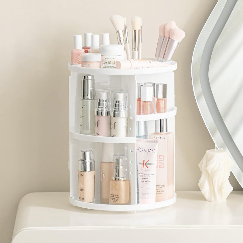 Buy Elva Multipurpose Revolving Organizer - White Online in India | Vaaree