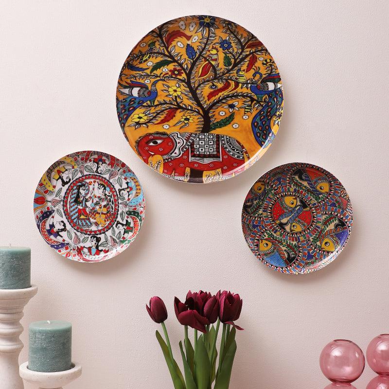 Buy Mural Minara Wall Plate - Set Of Three Online in India | Vaaree