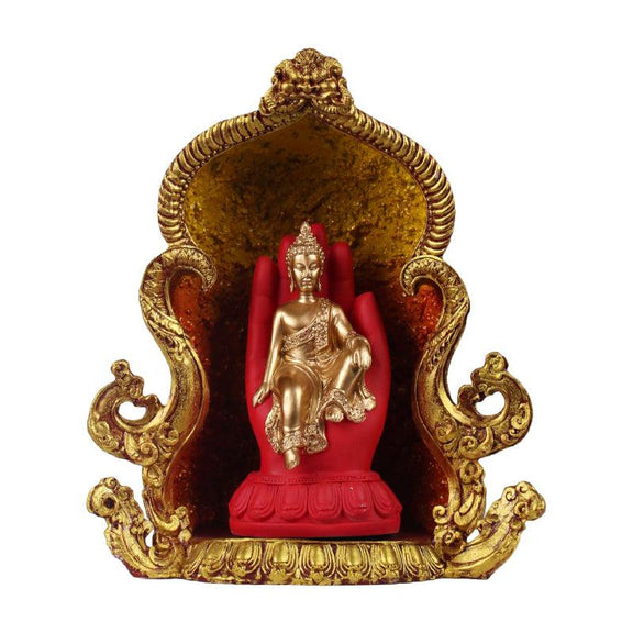Buy Buddha Balance Showpiece - Red & Gold Online in India | Vaaree