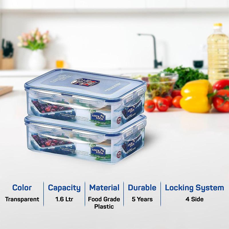 Buy Lock Safe Storage Container (1600 ML) - Set Of Two Online in India ...
