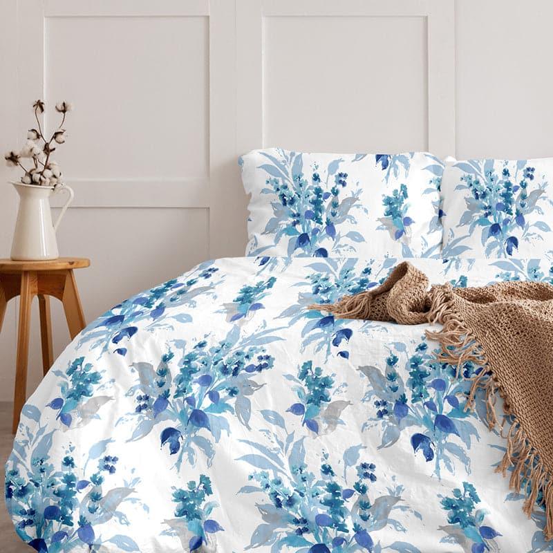 Buy Agala Snapdragon Bedsheet - Blue Online in India | Vaaree