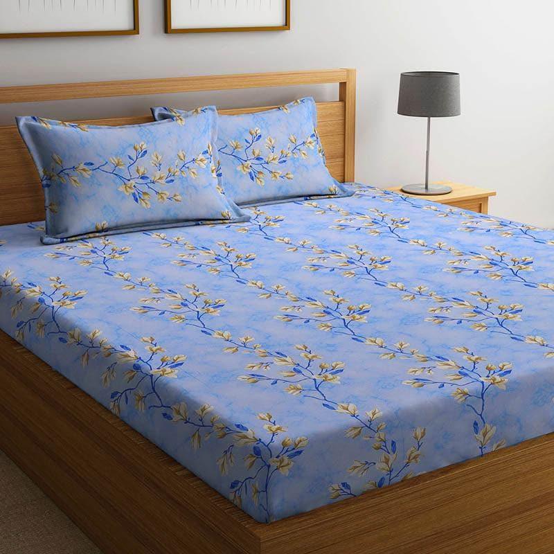 Buy Bethany Blue Bedsheet Online in India | Vaaree