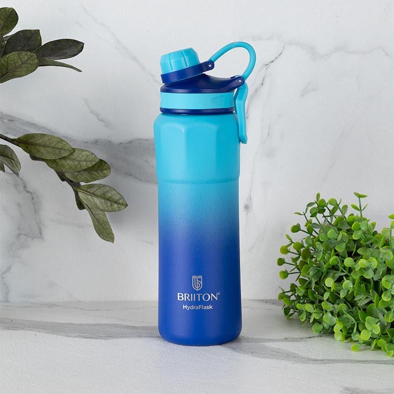 Buy Gleam Craft Hot & Cold Thermos Water Bottle (Dark Blue & Light Blue ...