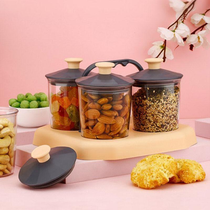 Buy Smart Store Peach Round Jar (300 ML) - Set Of Five Online in India ...