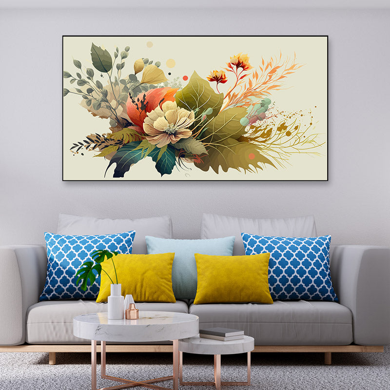 Buy Acrylic Florae Muse Wall Painting Online in India | Vaaree
