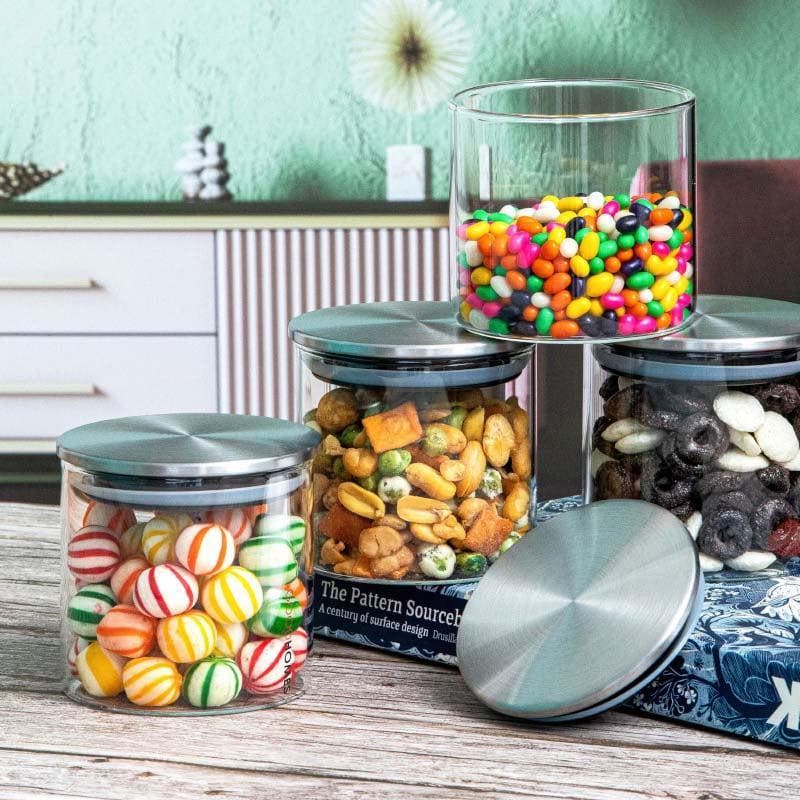 Buy Prero Storage Jar (400 ML) - Set Of Four Online in India | Vaaree