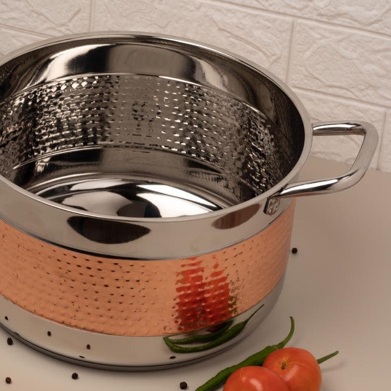Buy Rustic Induction Safe Cooking Pot With Lid - 3300 ML / 9 Inches ...