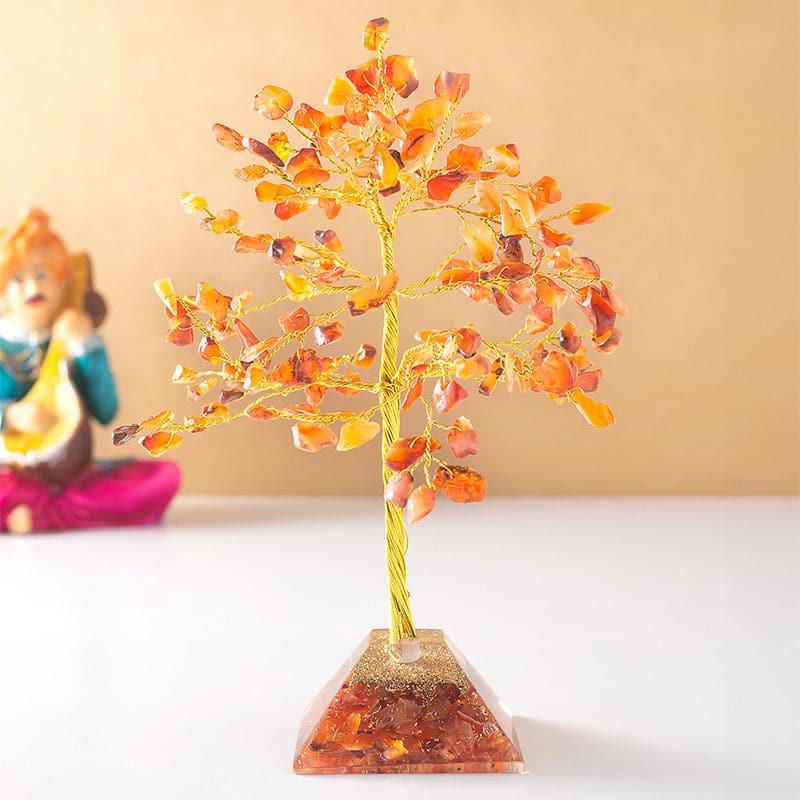 Buy Agate Wish Tree Showpiece - Orange Online in India | Vaaree