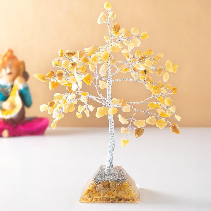 Buy Agate Wish Tree Showpiece - Yellow Online in India | Vaaree