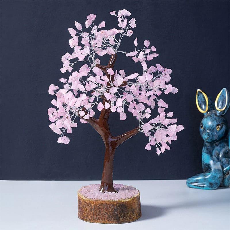 Buy Elina Crystal Stone Wish Tree Showpiece - Purple Online in India ...