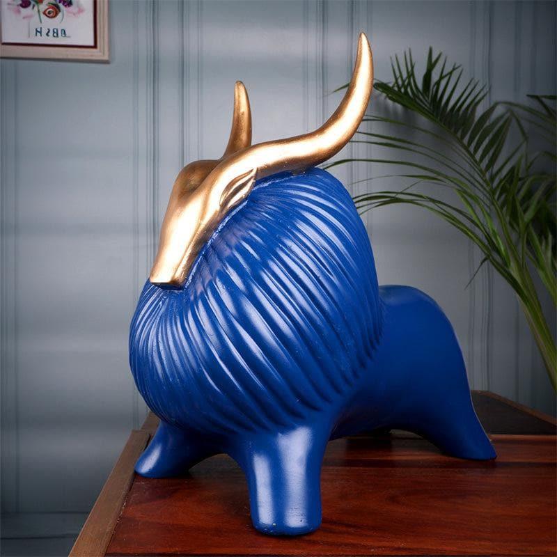 Buy Glumpy The Yak Showpiece - Blue Online in India | Vaaree