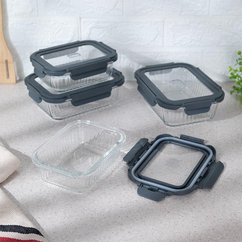 Buy Giva Glass Lunch Box (640 ML /1040 ML)- Set Of Four Online in India ...