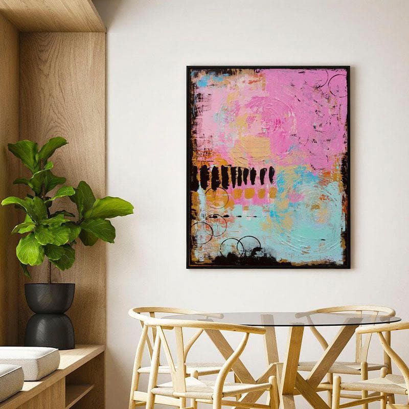 Buy Blueprint Abstract Painting - Black Frame Online in India | Vaaree