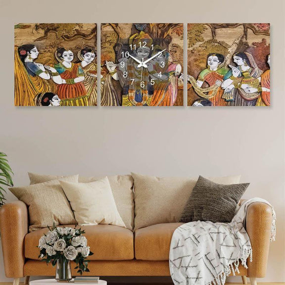 Buy Krishna Charm Clock & Wall Art Online in India | Vaaree