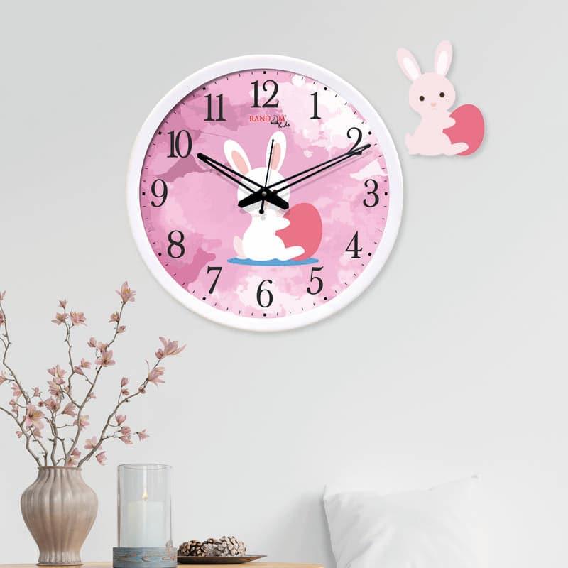 Buy Pink Bunny Wall Clock Online in India | Vaaree