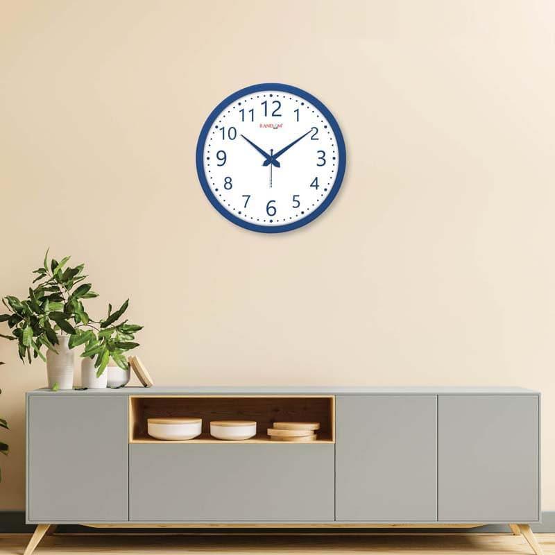 Buy Time Keeper Modern Wall Clock - Blue Online in India | Vaaree