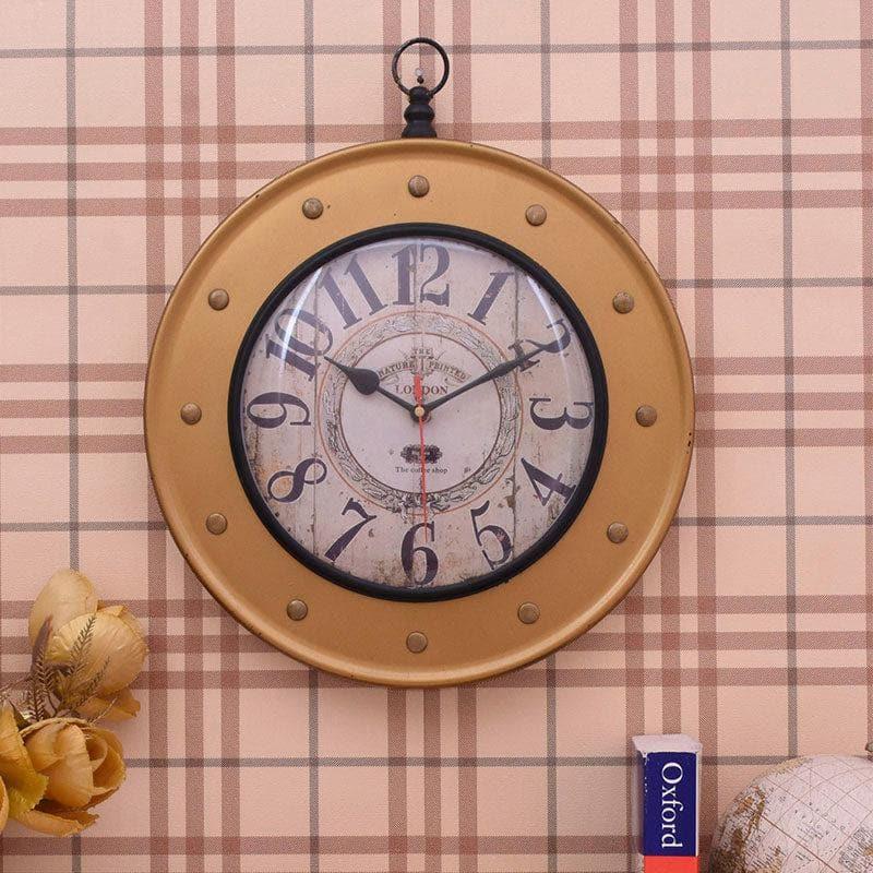 Buy Timekeeper's Canvas Wall Clock Online in India | Vaaree