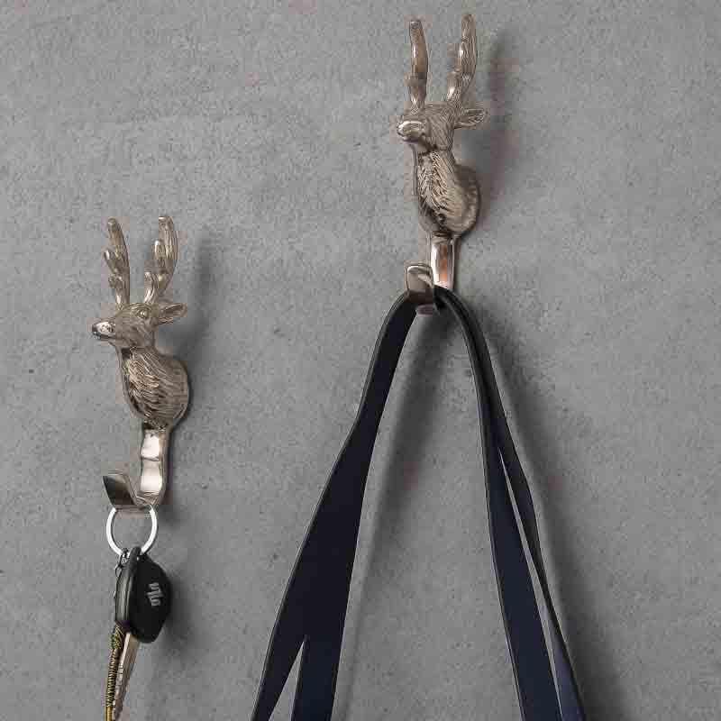 Buy Dear Deer Wall Hook - Set Of Two Online in India | Vaaree