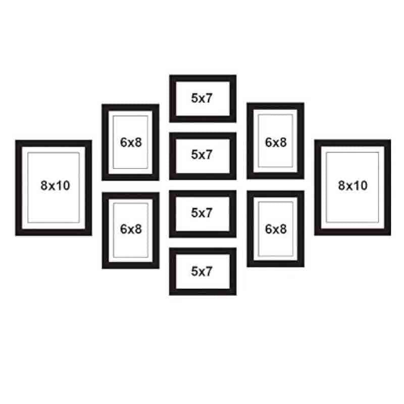 Buy Memories Encased Photo Frame (Black) - Set Of Ten Online in India ...