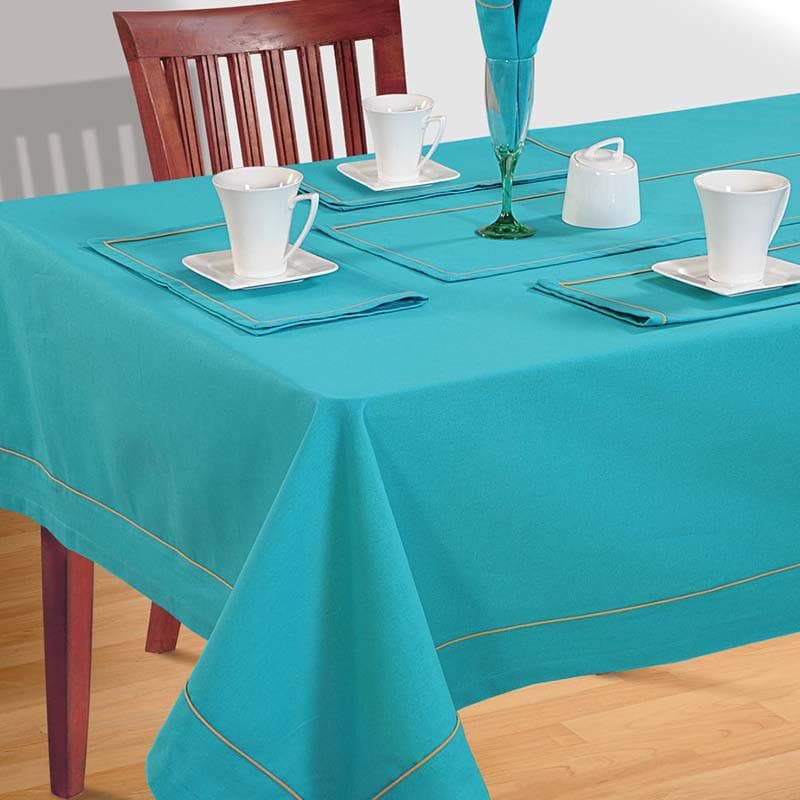 Buy Splash of Sky-Blue Table Cover Online in India | Vaaree