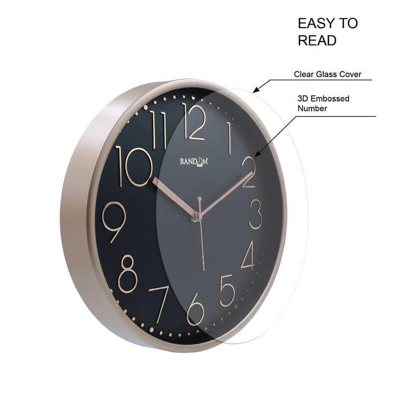 Buy Cento Wall Clock - Rose Gold Online in India | Vaaree