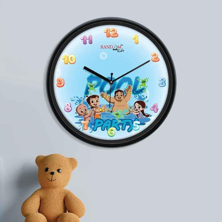 Buy Chhota Bheem Friends Wall Clock - Blue Online in India | Vaaree